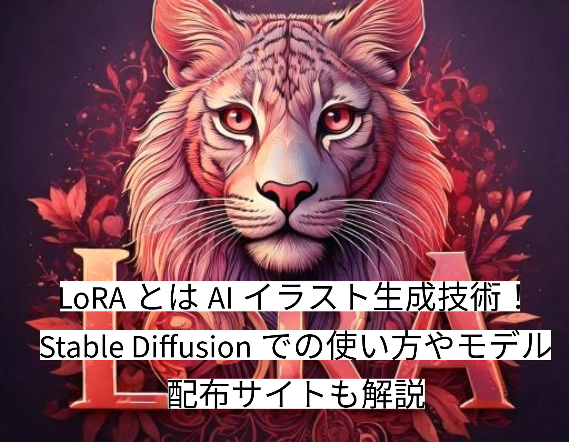 LoRAとはAIイラスト生成技術！Stable Diffusionでの使い方やモデル配布サイトも解説 | AI Front Trend
