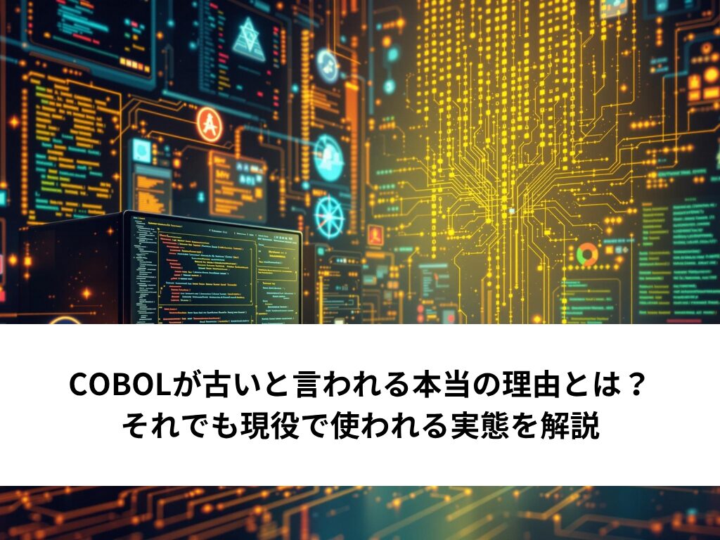 COBOLが古いと言われる本当の理由とは？それでも現役で使われる実態と課題 | AI Front Trend